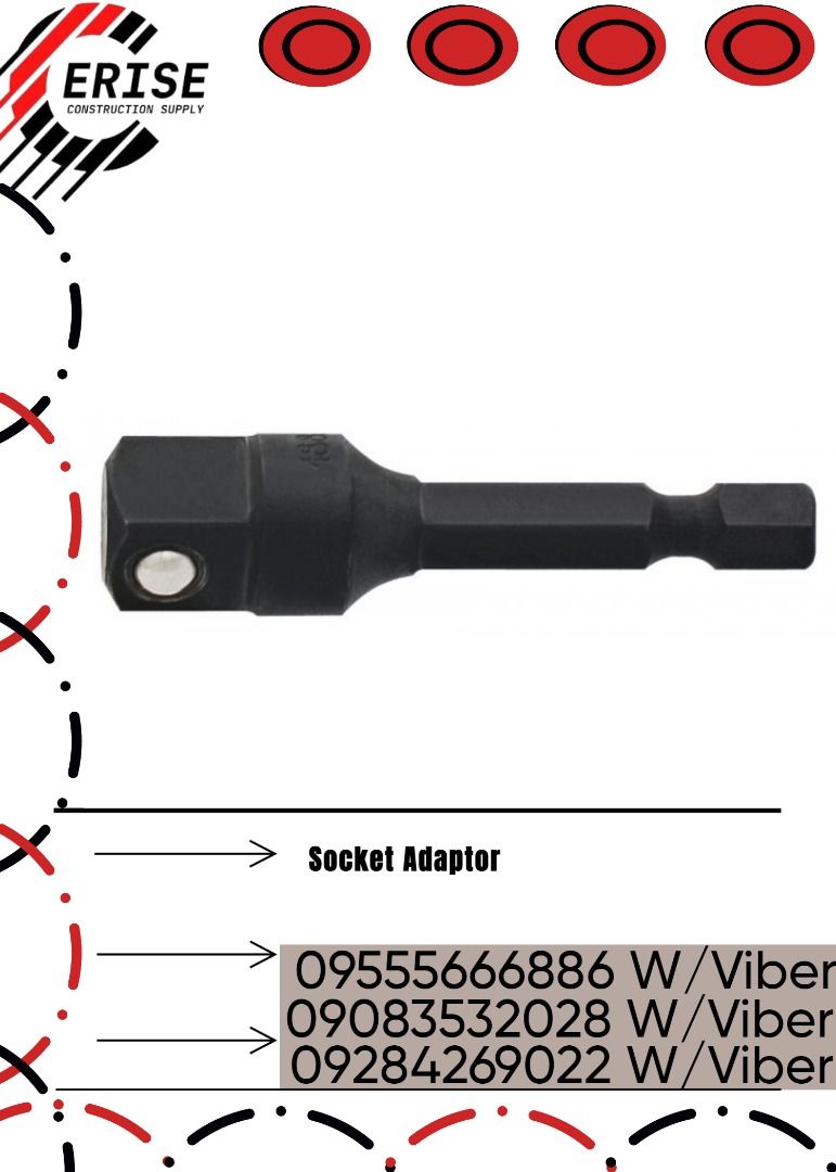 Socket adaptor, Commercial & Industrial, Construction Tools & Equipment ...