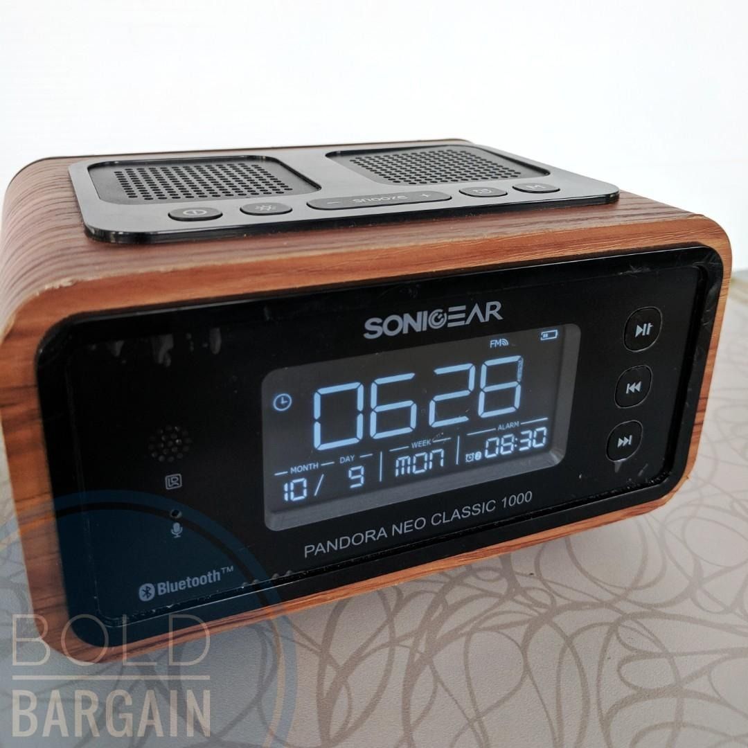 SONICGEAR PANDORA NEO CLASSIC 1000 Stereo Bluetooth Speaker with ...