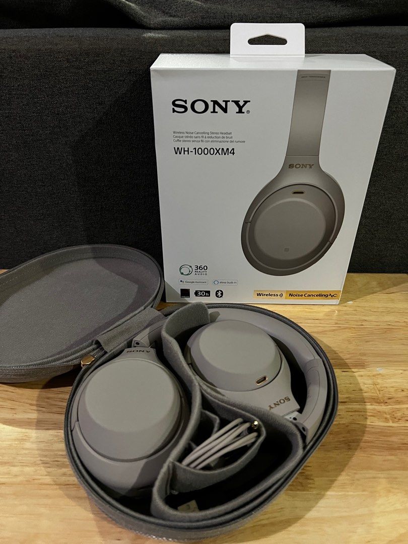 Sony WH-1000XM4 Silver headphones, Audio, Headphones & Headsets on ...