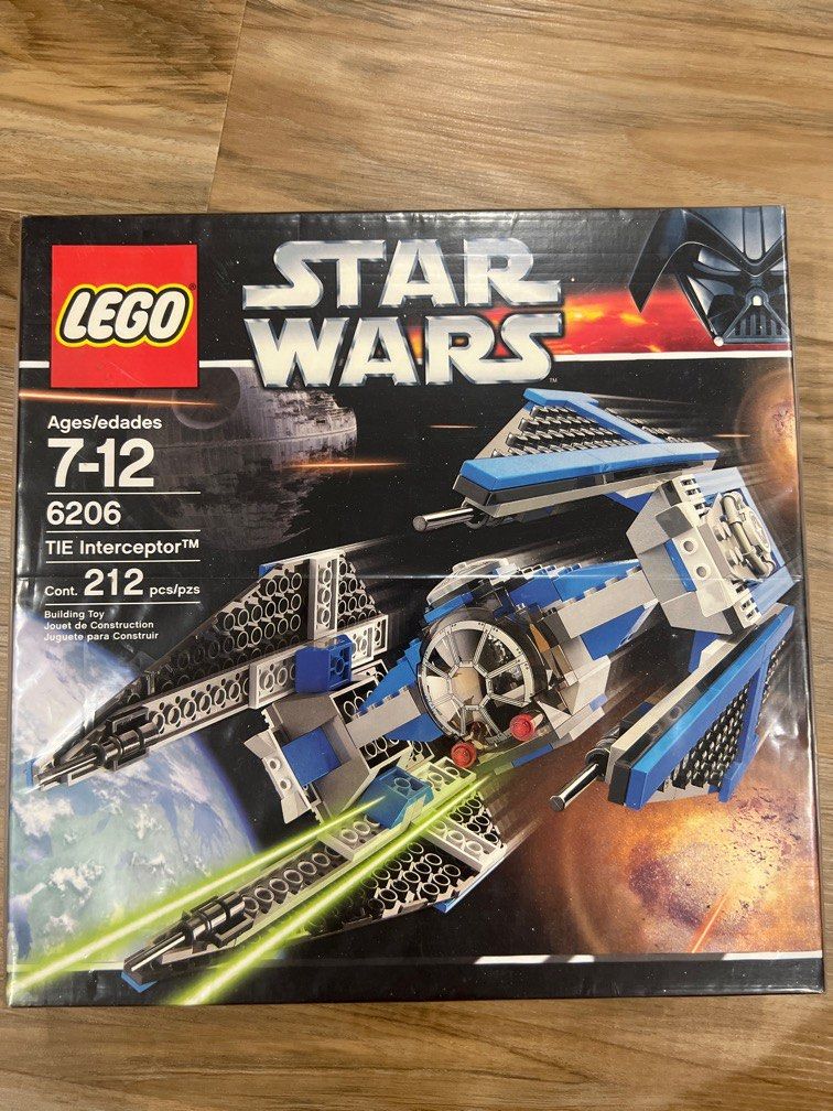 Star Wars LEGO 6206 TIE Interceptor retired set 2006, Hobbies & Toys ...