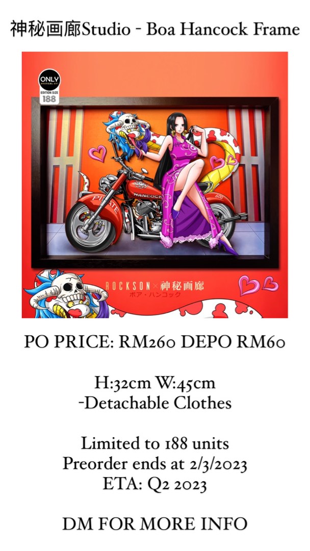 神秘画廊Studio - Boa Hancock Frame, Hobbies & Toys, Toys & Games on Carousell