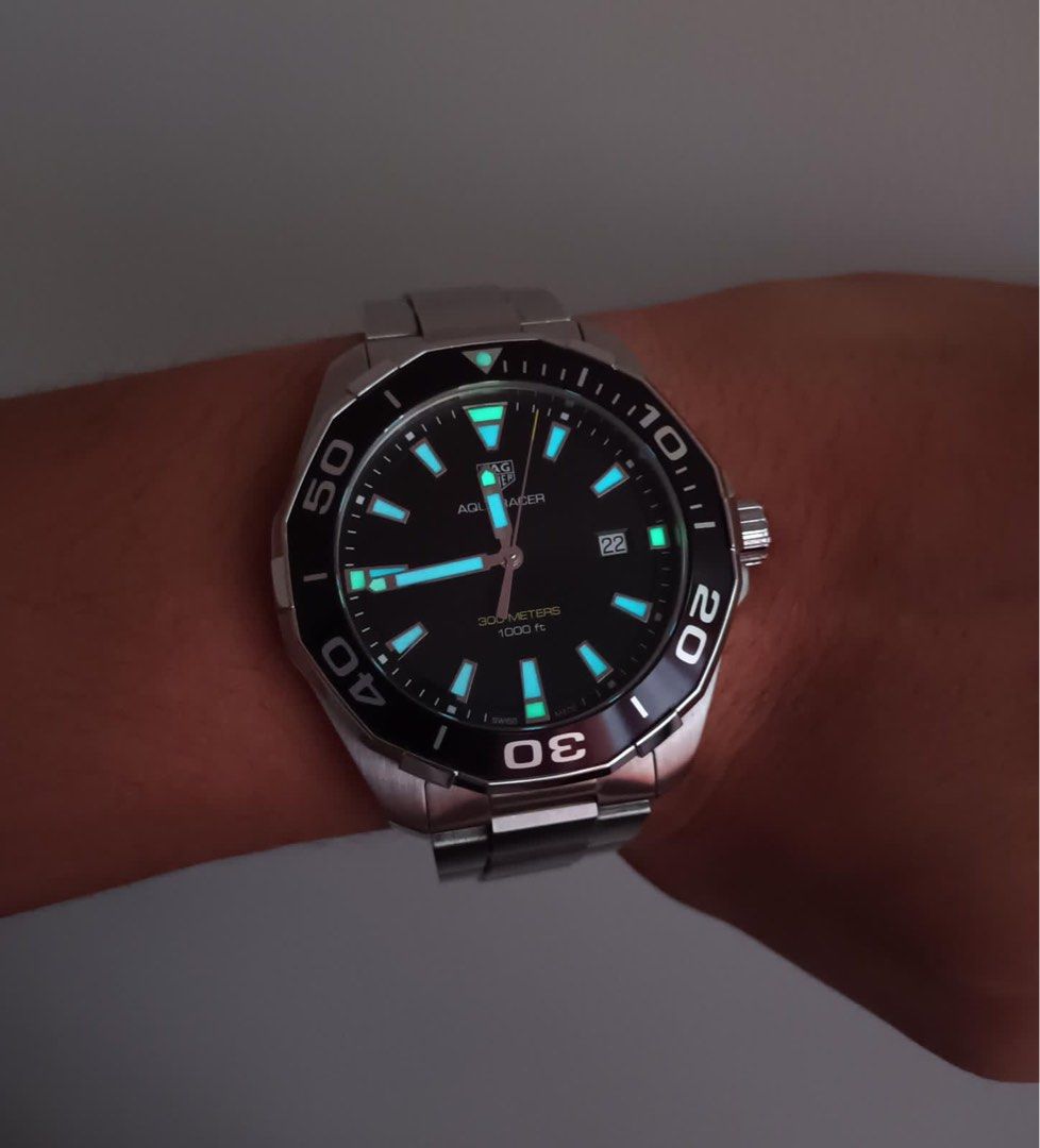 Tag Heuer Aquaracer WAY101A, Luxury, Watches on Carousell