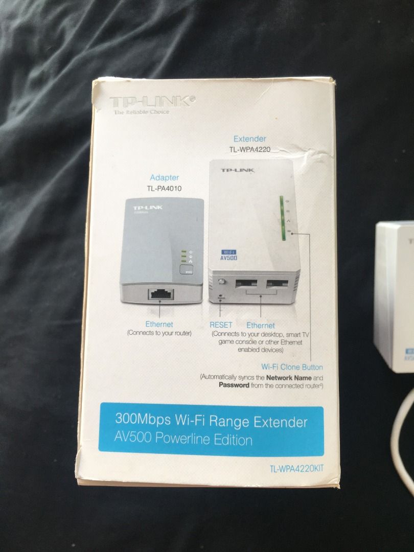 Tp Link 300mbps Wi Fi Range Extender Av500 Powerline Edition