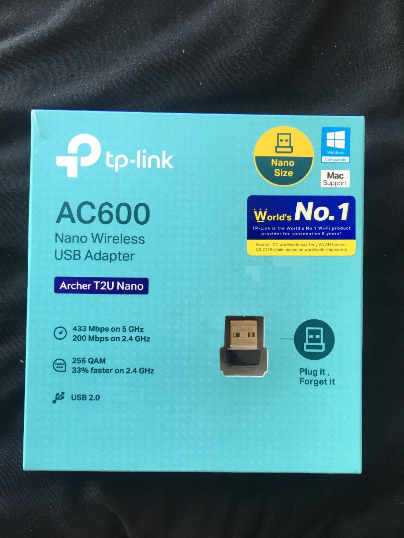 TP-Link AC600 Nano Wireless USB Adapter (Archer T2U Nano), Computers ...