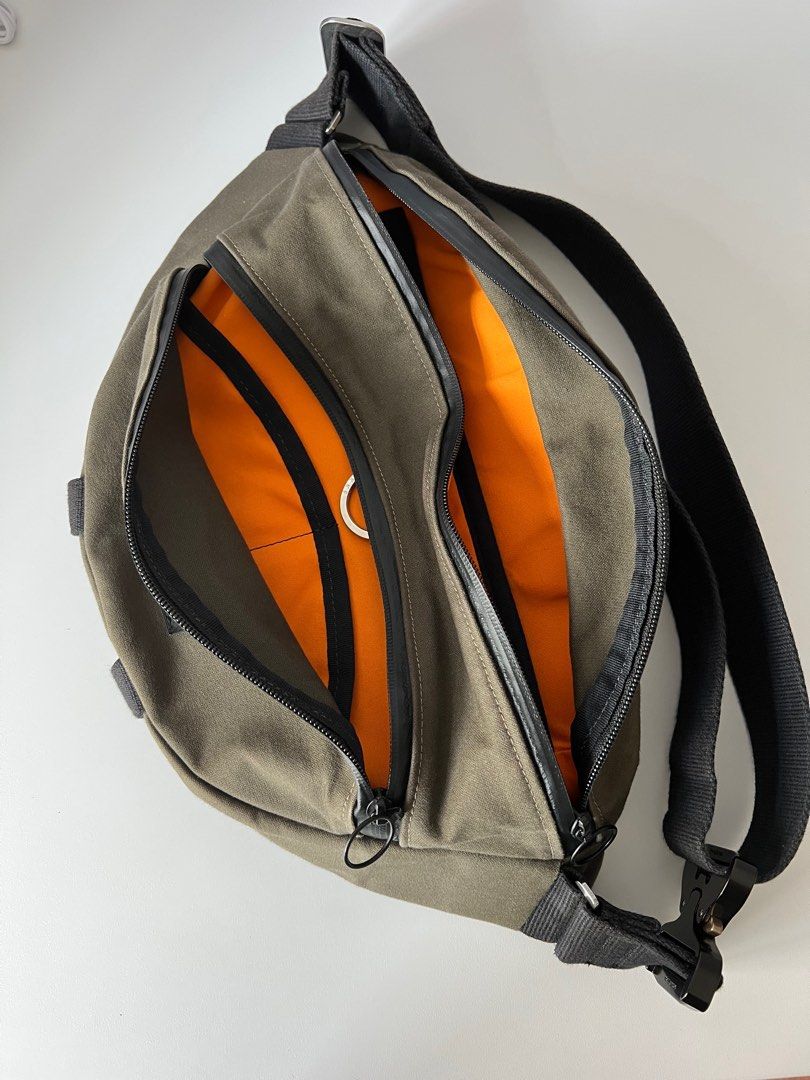 Trakke Largo Sling in Olive, Men's Fashion, Bags, Sling Bags on Carousell