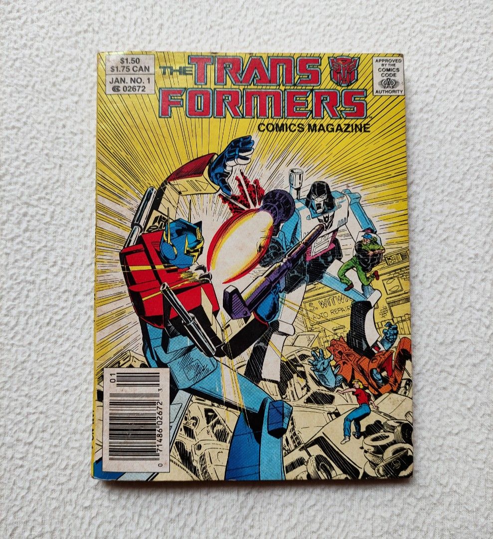 Transformers #1 comic magazine, Hobbies & Toys, Books & Magazines ...