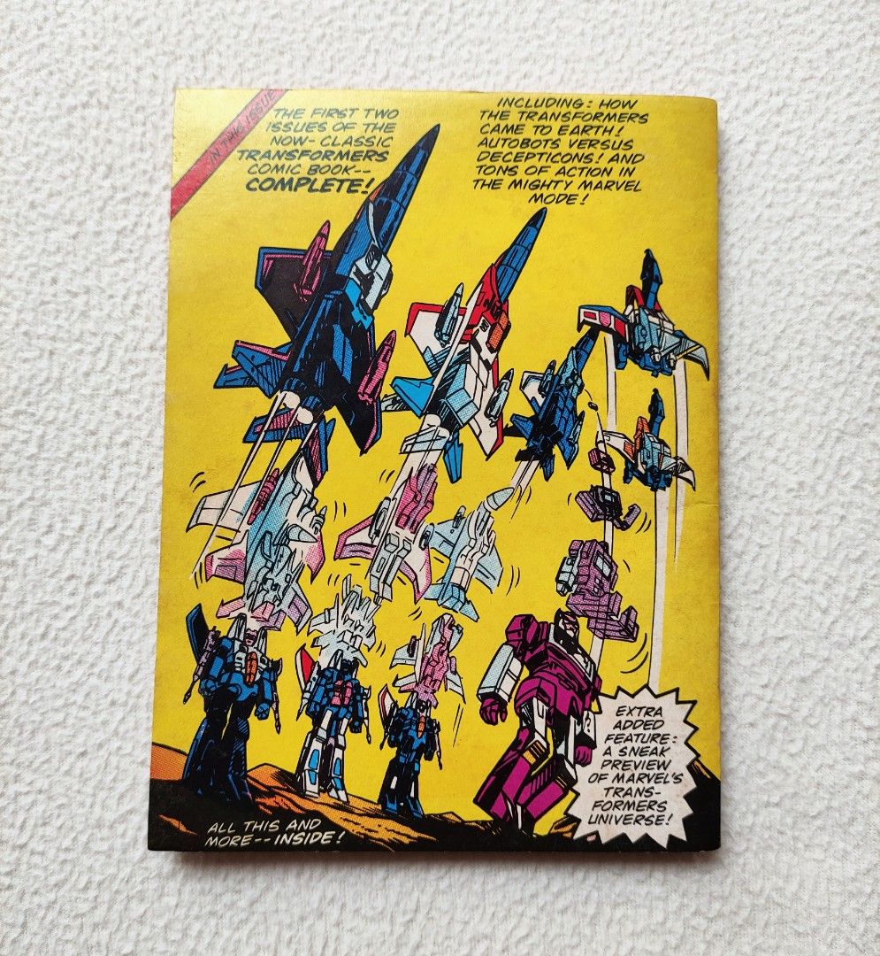 Transformers #1 comic magazine, Hobbies & Toys, Books & Magazines ...