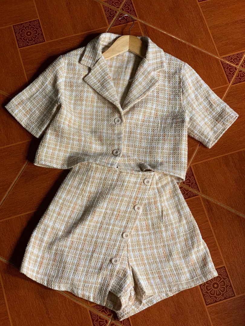 Tweed Coords, Women's Fashion, Dresses & Sets, Sets or Coordinates on ...