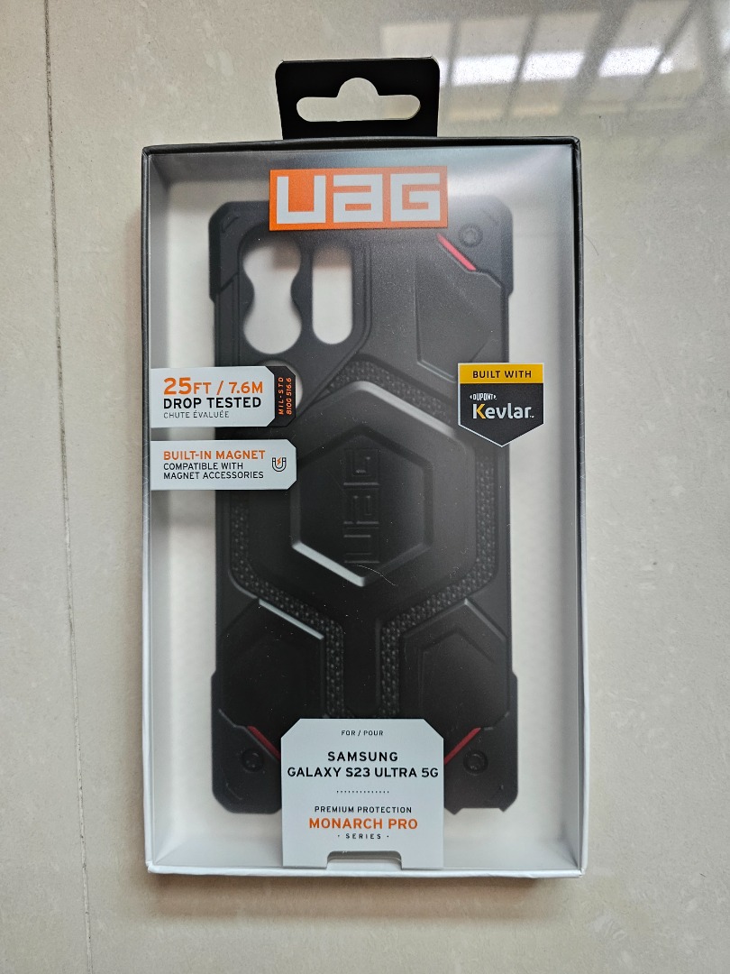 UAG S23 Ultra Monarch Pro Kevlar, Mobile Phones & Gadgets, Mobile ...