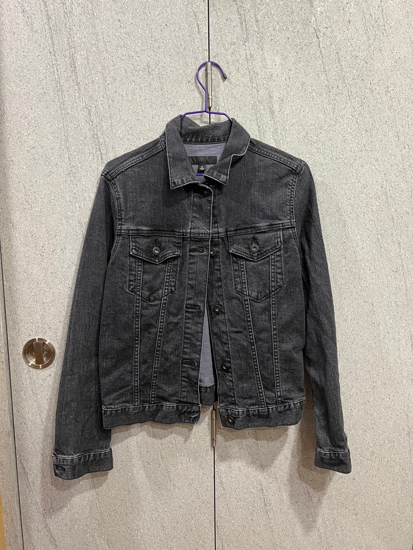 UNIQLO Denim Jacket, Women's Fashion, Coats, Jackets and Outerwear on ...