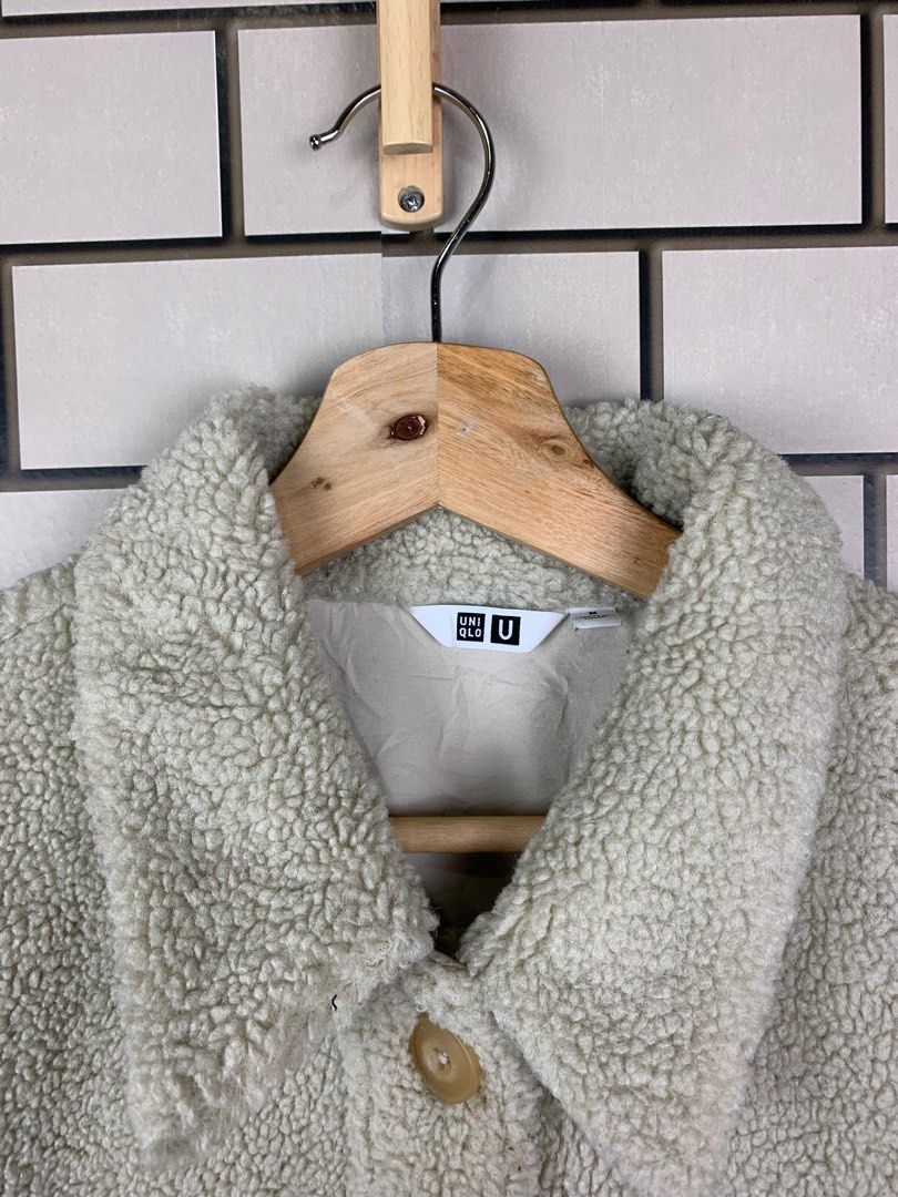 Uniqlo U Sherpa Jacket, Women's Fashion, Coats, Jackets and Outerwear ...
