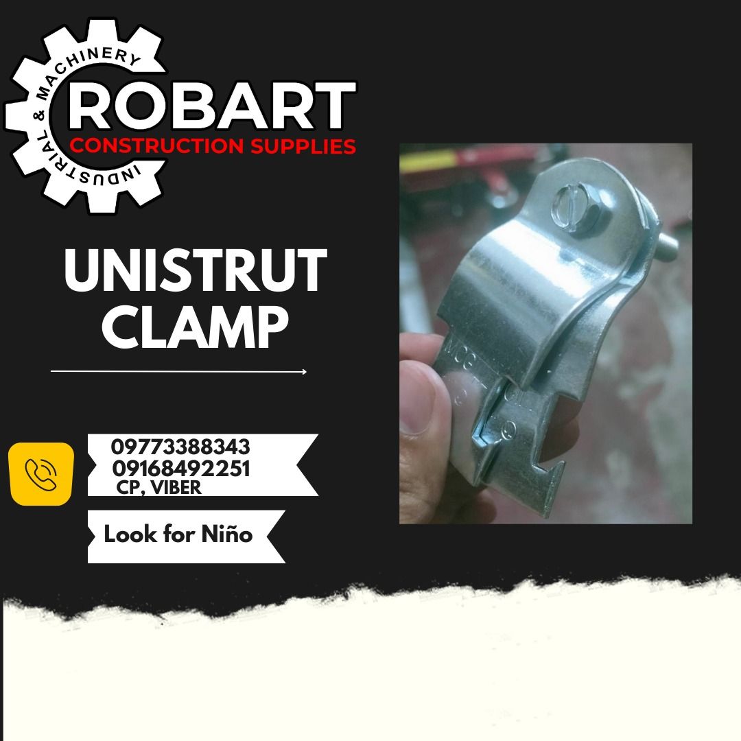 UNISTRUT CLAMP, Commercial & Industrial, Construction Tools & Equipment ...