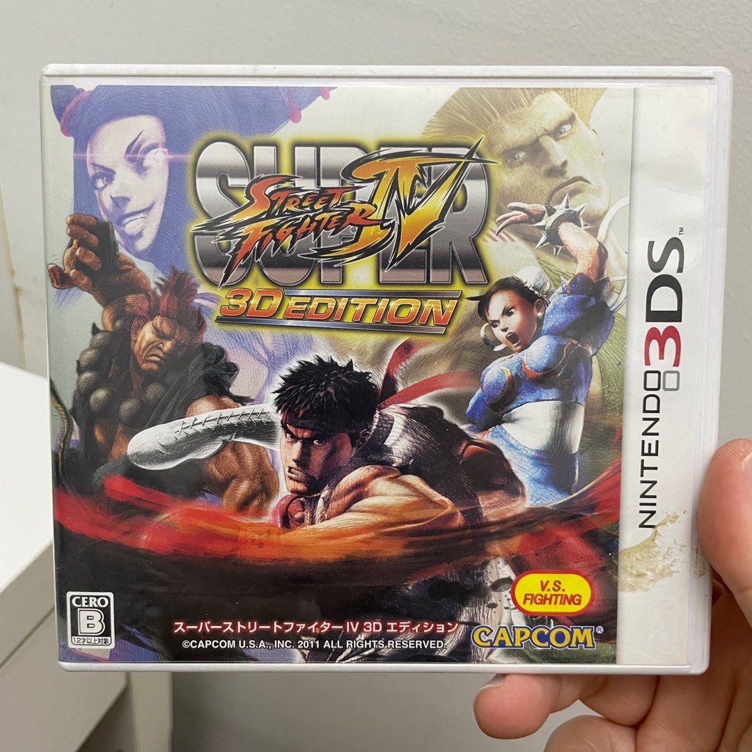 [USED] Nintendo 3DS Super Street Fighter IV 3D Edition, Video Gaming ...