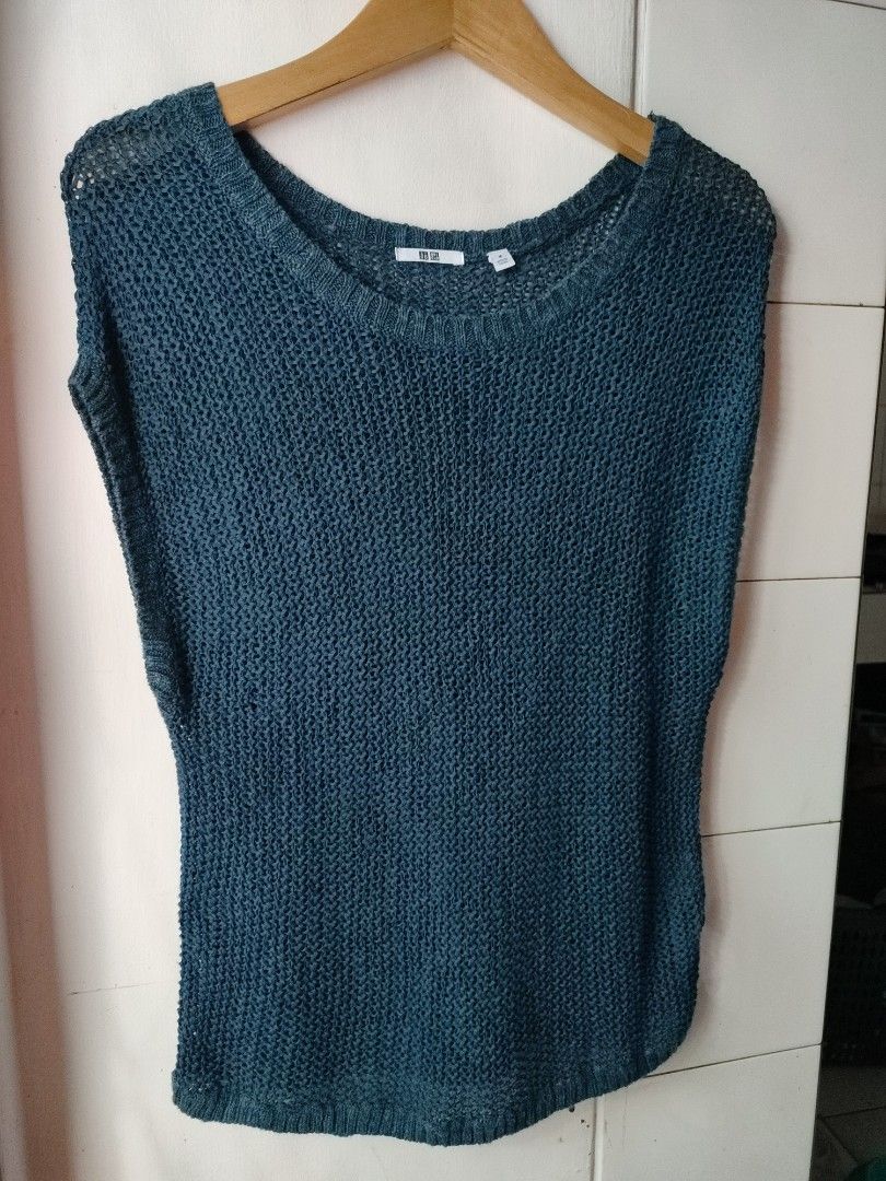 Vest Jaring by Uniqlo, Fesyen Wanita, Pakaian Wanita, Jumpsuits di ...