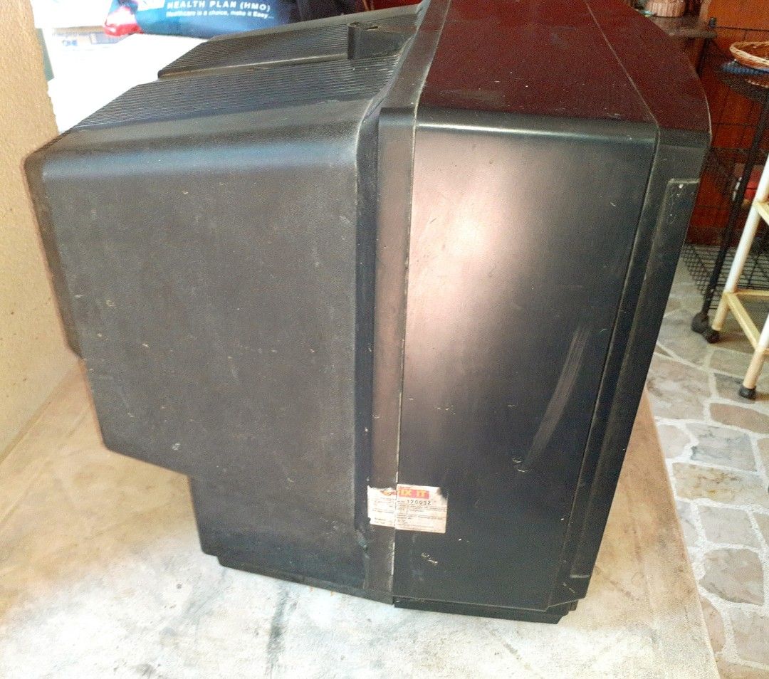 Vintage Black Sony Trinitron 15" Inch Color TV / Working - As Is ...