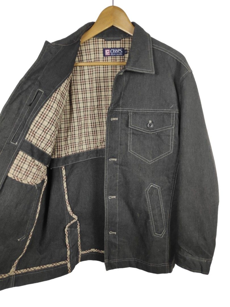 Vintage Chaps Ralph Lauren Chore Denim Jacket, Men's Fashion, Coats ...