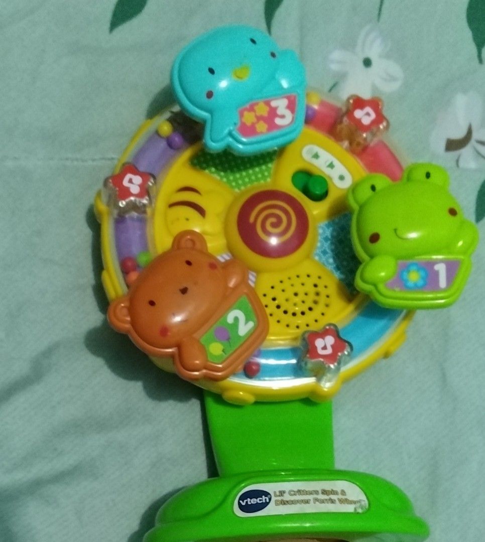 Vtech Critters Ferris wheel suction toy, Babies & Kids, Infant Playtime ...