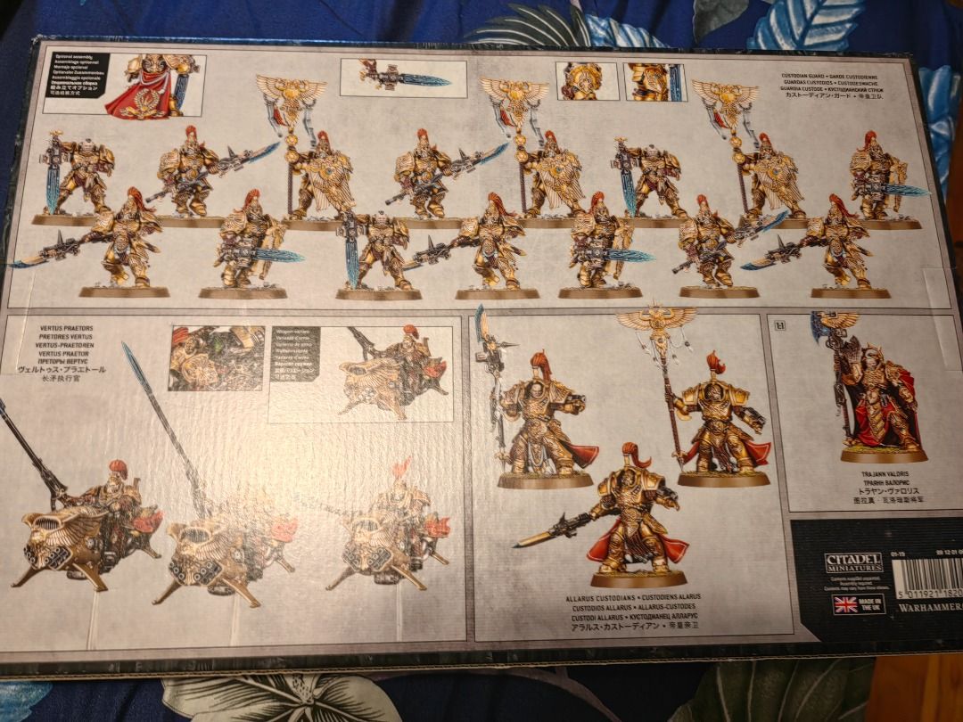 Warhammer 40K Adeptus Custodes Battleforce, Hobbies & Toys, Toys ...