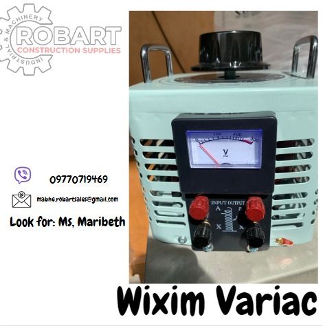 wixim variac, Commercial & Industrial, Construction Tools & Equipment ...