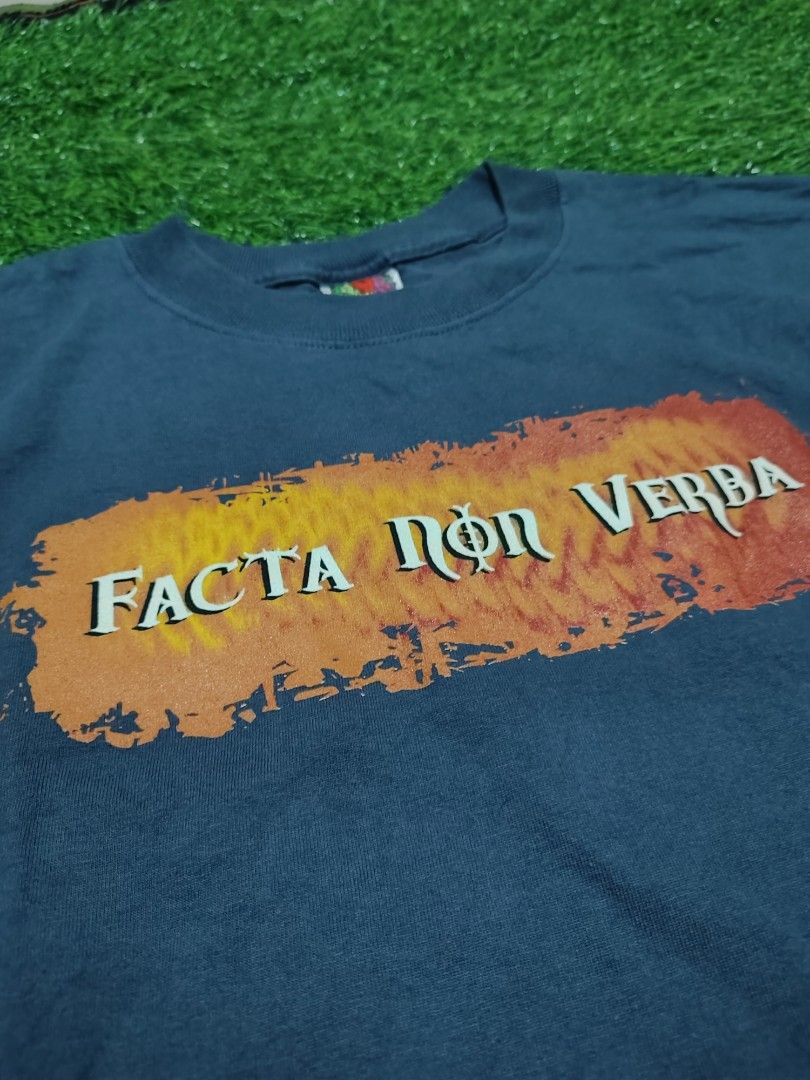 WIZARDS OF THE COAST "FACTA NON VERBA"SHIRT, Men's Fashion, Tops & Sets ...