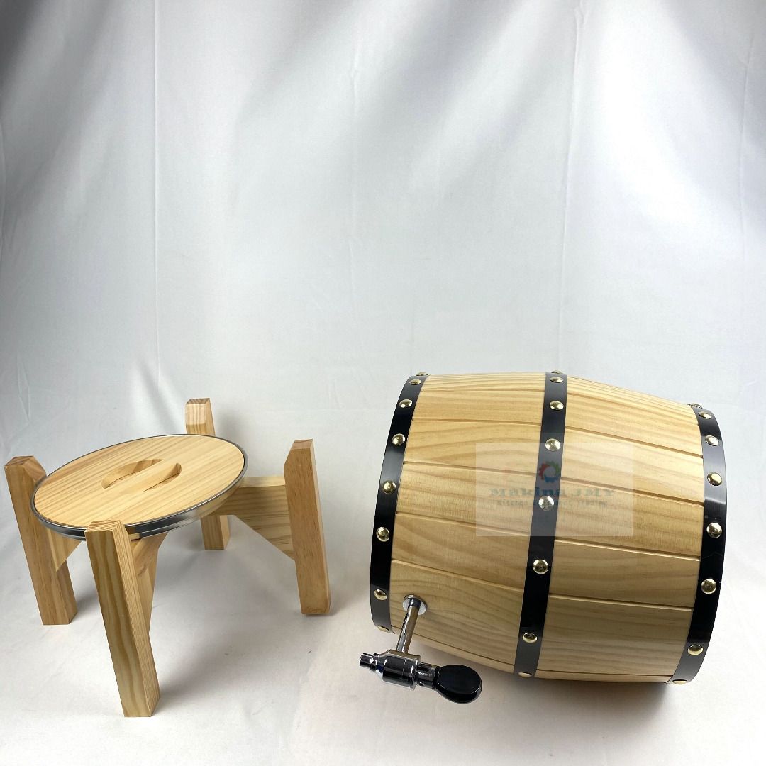 Wooden Whiskey Barrel, Furniture & Home Living, Home Improvement ...