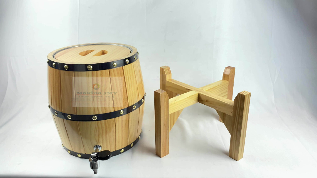 Wooden Whiskey Barrel, Furniture & Home Living, Home Improvement ...