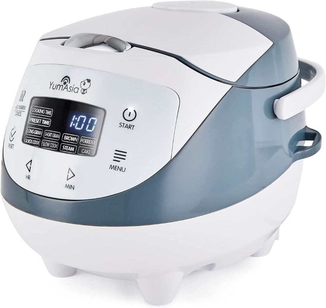 Yum Asia Panda Mini Rice Cooker With Ninja Ceramic Bowl and Advanced ...