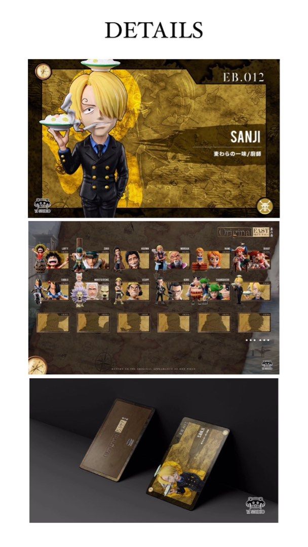 YZ Studio - WCF East Blue Saga Series 012 - Vinsmoke Sanji, Hobbies ...