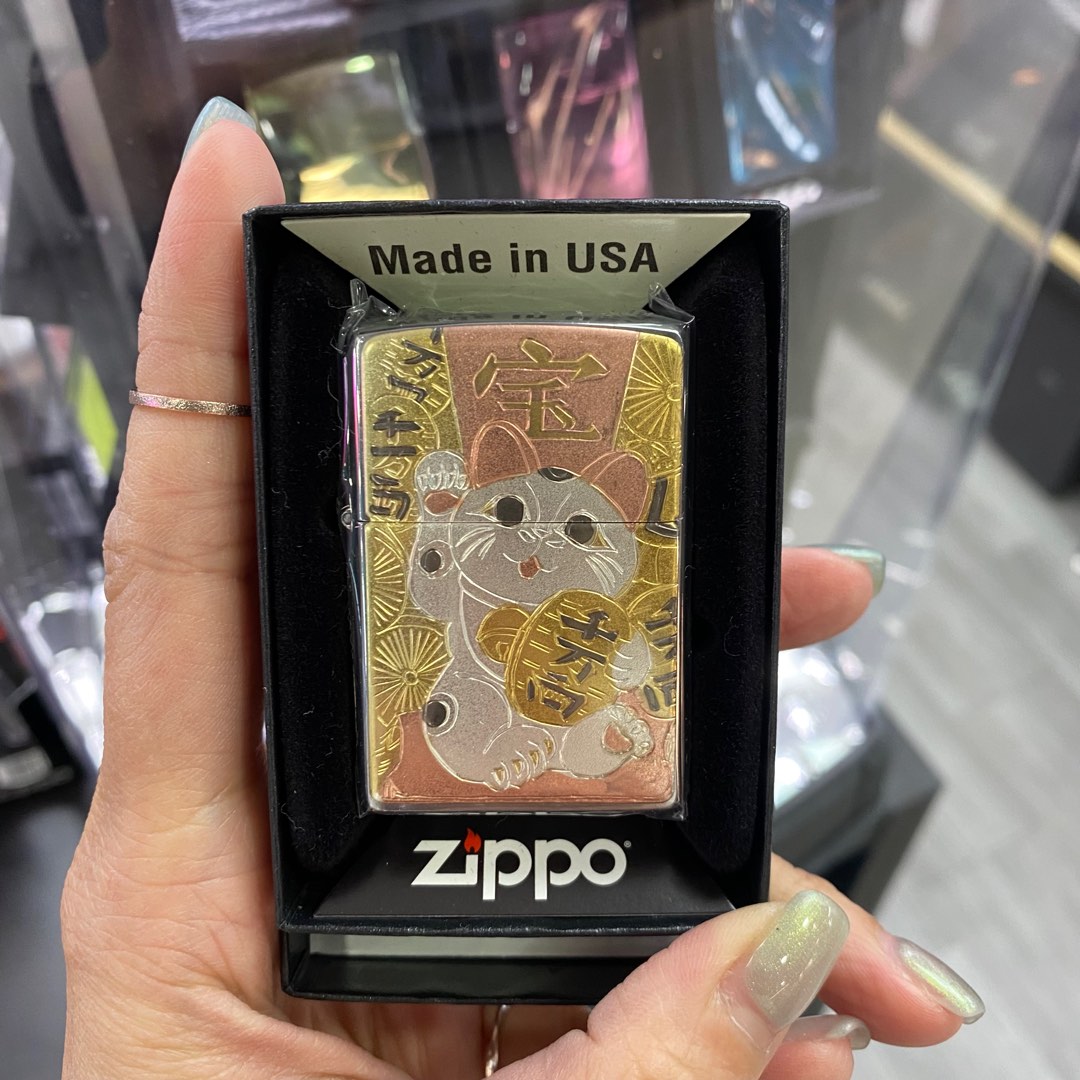 Zippo [ZA-5-81A] 日版招財貓打火機, 其他, 其他 - Carousell