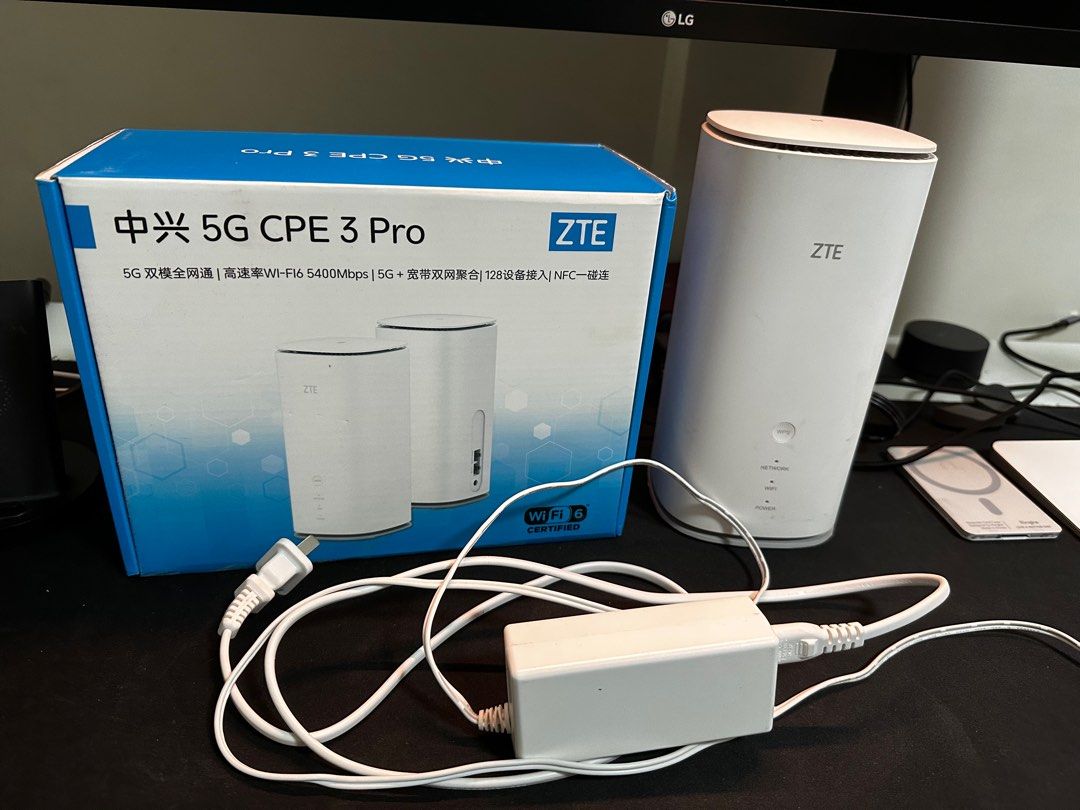 ZTE 5G CPE 3 Pro Wifi Modem Router, Computers & Tech, Parts ...