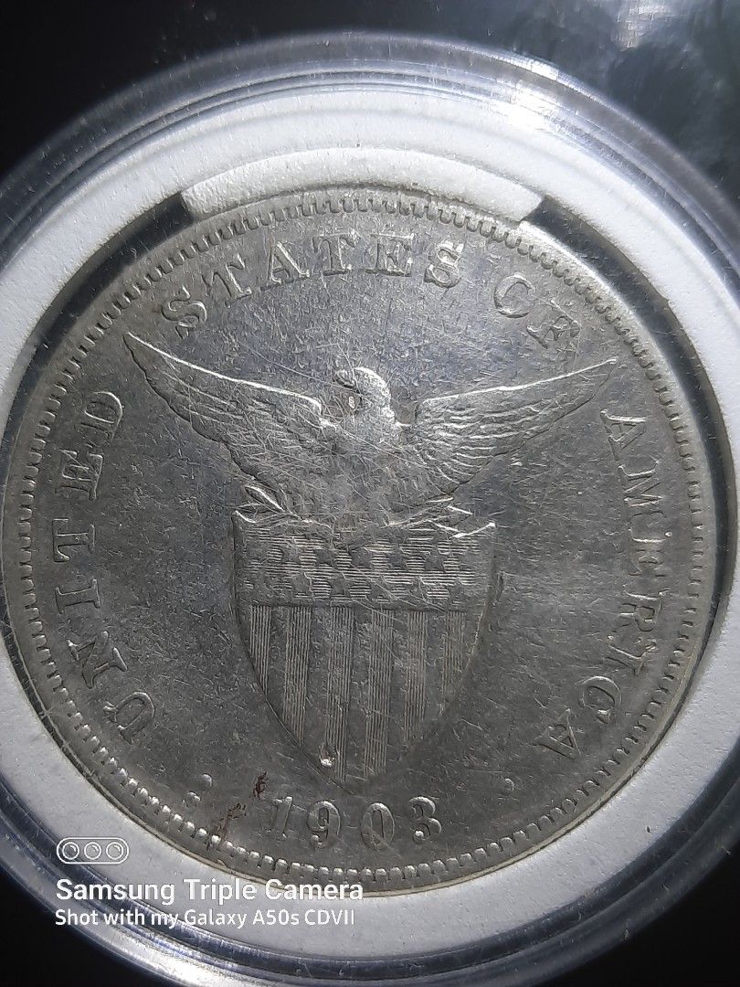 1903 one peso (large) uspi silver coin, Hobbies & Toys, Memorabilia ...