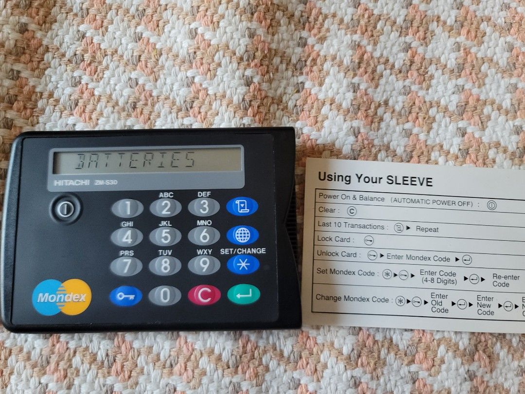 1997 HSBC 古董Mondex card reader, 興趣及遊戲, 收藏品及紀念品, 古董收藏 - Carousell