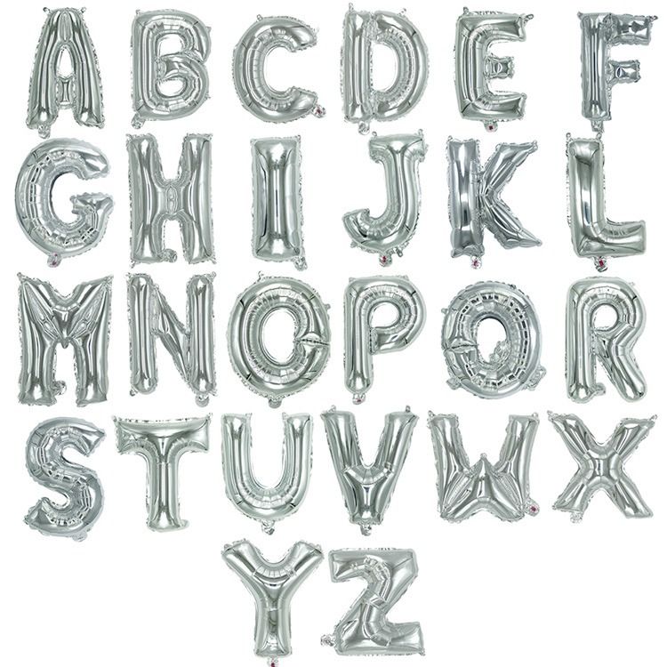 40 inch Alphabet Letter Helium Balloons Bundle Birthday Party ...