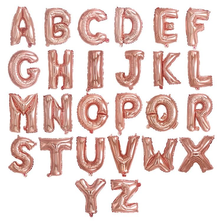 40 inch Alphabet Letter Helium Balloons Bundle Birthday Party ...