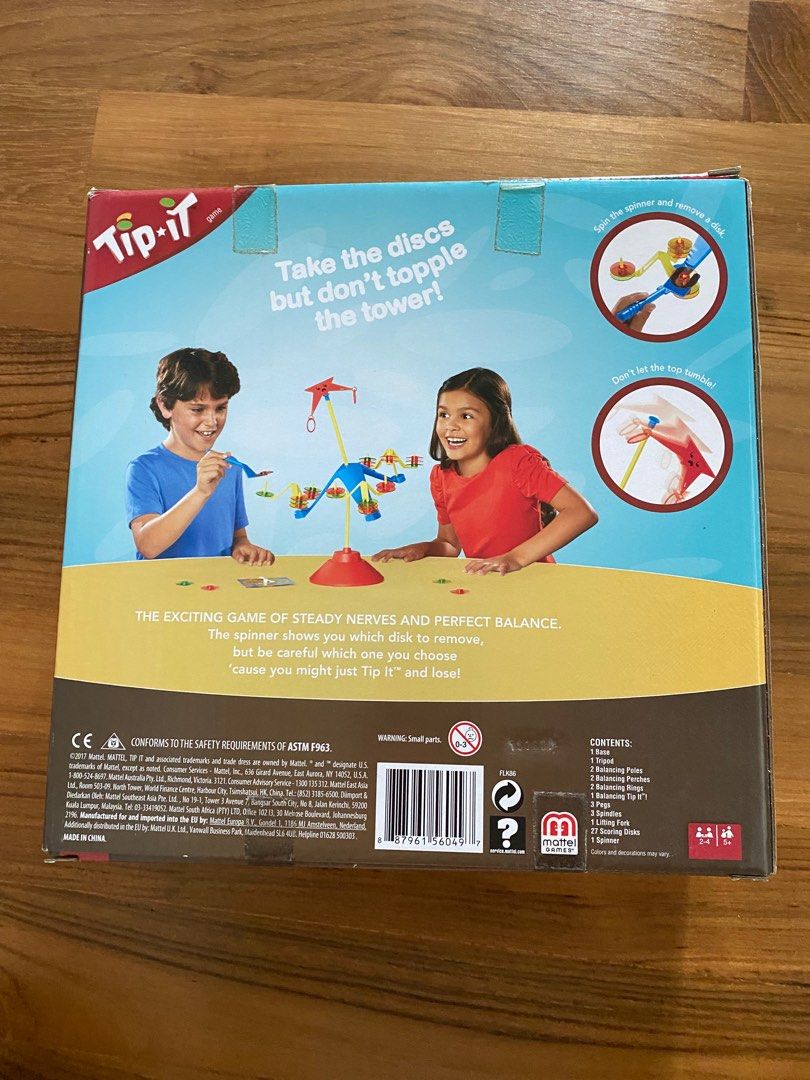 $9 Tip It game for children, Hobbies & Toys, Toys & Games on Carousell