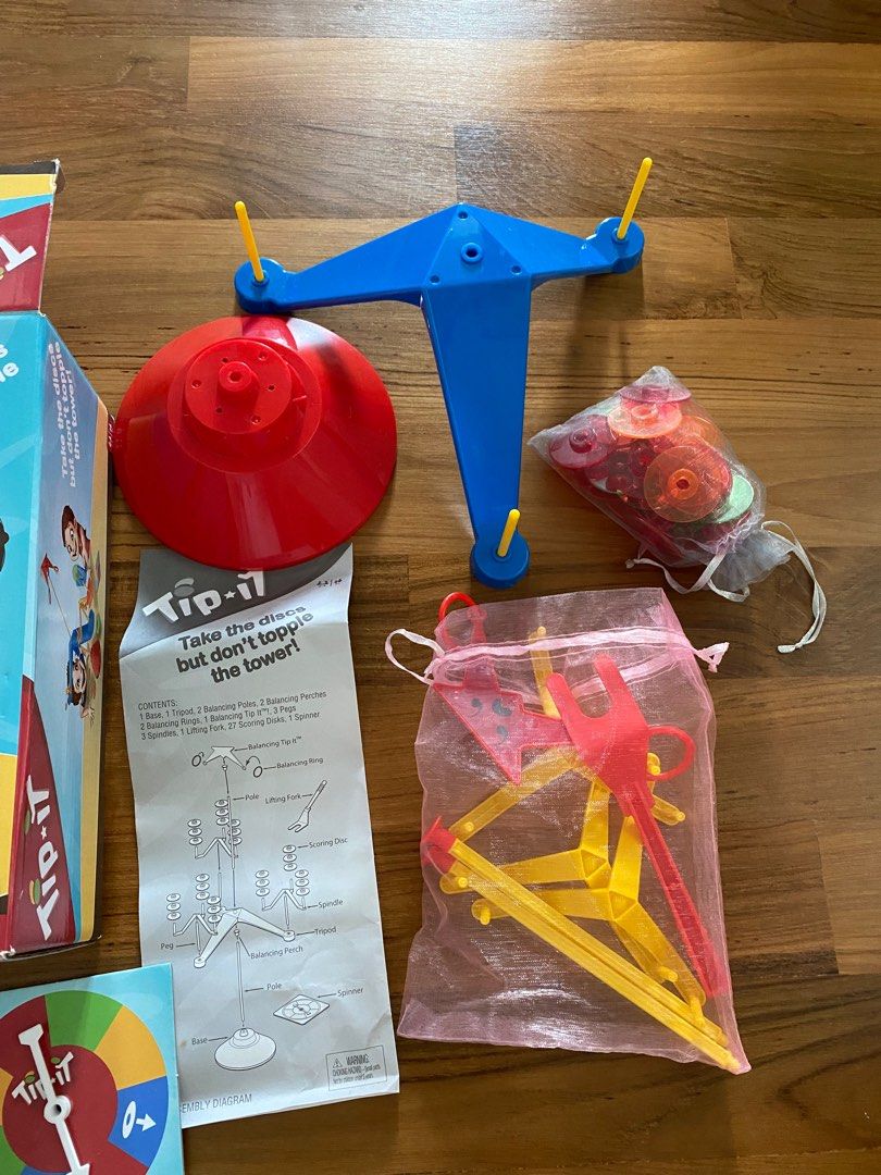 $9 Tip It game for children, Hobbies & Toys, Toys & Games on Carousell