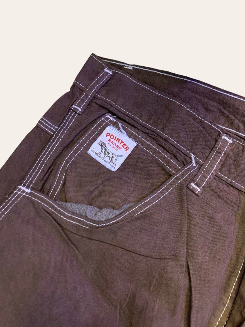 - Vintage Pointer Usa Scoville Zipper Carpenter Pants, Fesyen Pria, Pakaian , Bawahan di Carousell