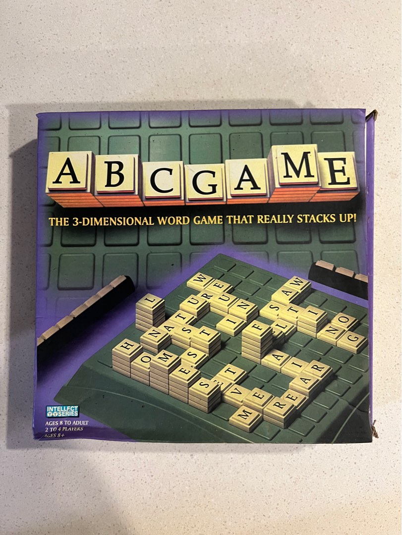 ABC Game: The 3-Dimensional Word Game That Really Stacks Up !!, Hobbies ...