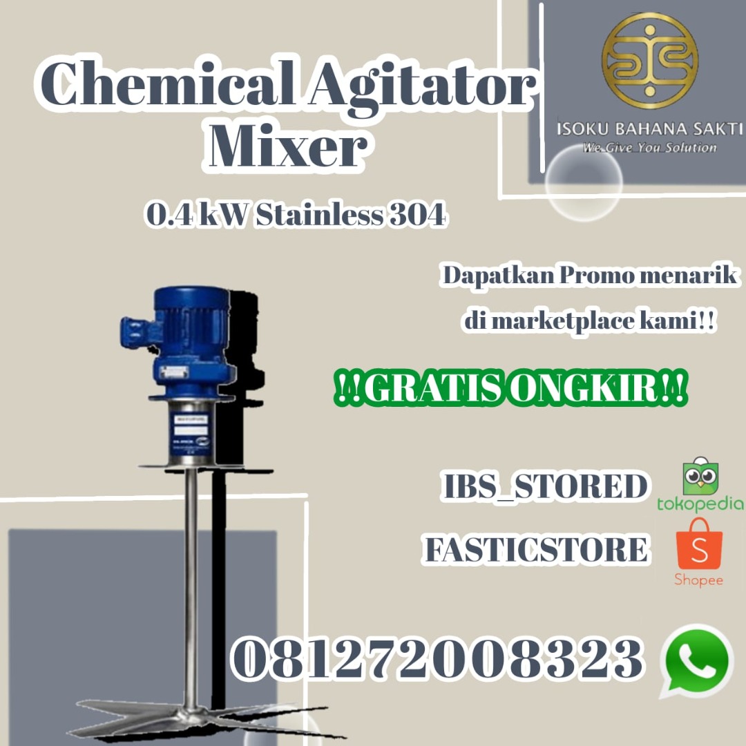 Agitator and Mixer Difference Isoku Bahana Sakti on Carousell