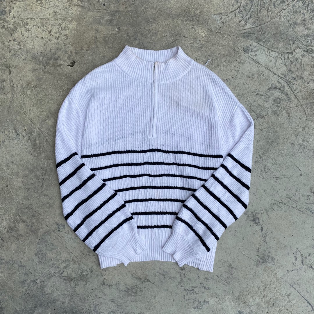 ANKO WAFFLE HALF ZIPPER KNITWEAR, Men's Fashion, Coats, Jackets and ...