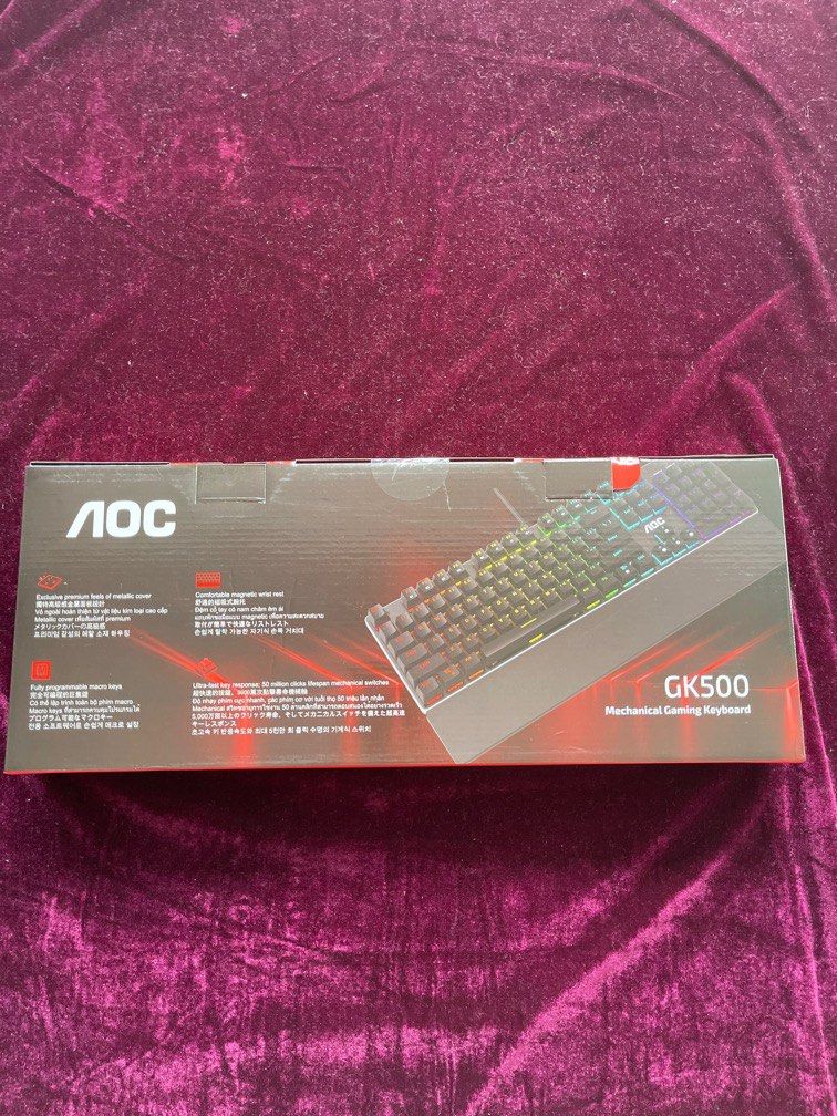 AOC GK 500 Keyboard, Computers & Tech, Parts & Accessories, Computer ...