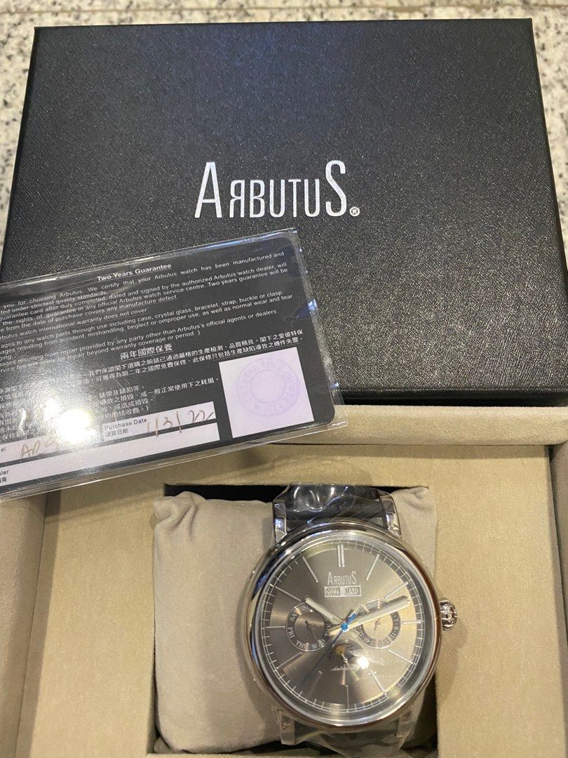 Arbutus AR913 Automatic Watch, Men's Fashion, Watches & Accessories ...