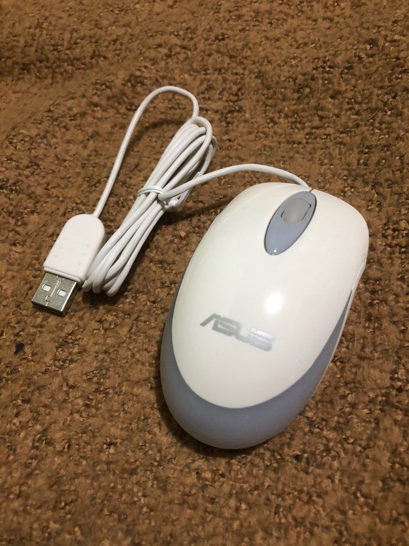 Asus N6-mini pearl white mouse on Carousell