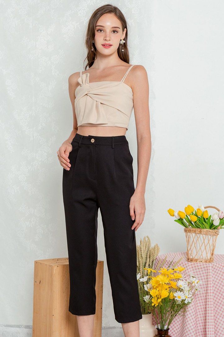 Avrilyn Bralet Sand, Women's Fashion, Tops, Sleeveless on Carousell
