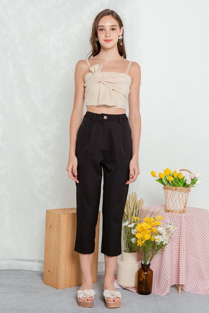 Avrilyn Bralet Sand, Women's Fashion, Tops, Sleeveless on Carousell