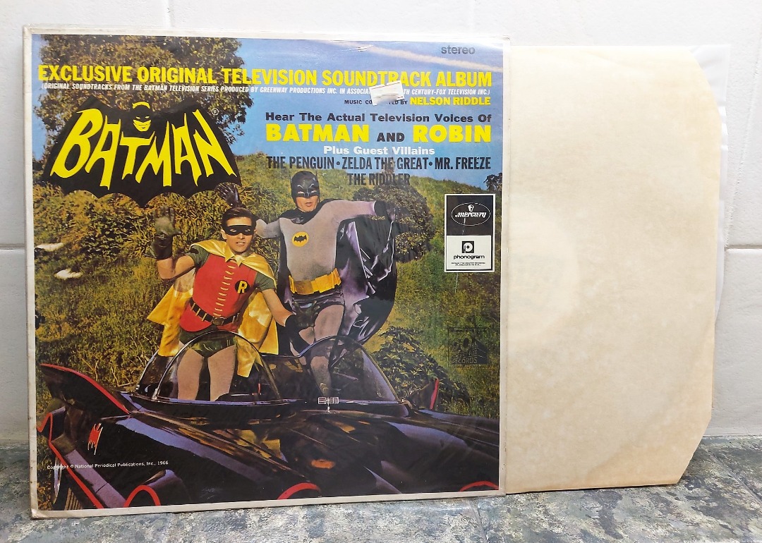 BATMAN - "Exclusive Original Television Soundtrack Album" LP Vinyl ...