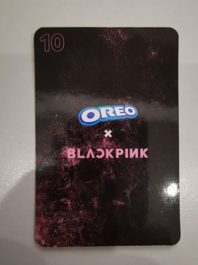 Blackpink oreo card, Hobbies & Toys, Memorabilia & Collectibles, K-Wave ...