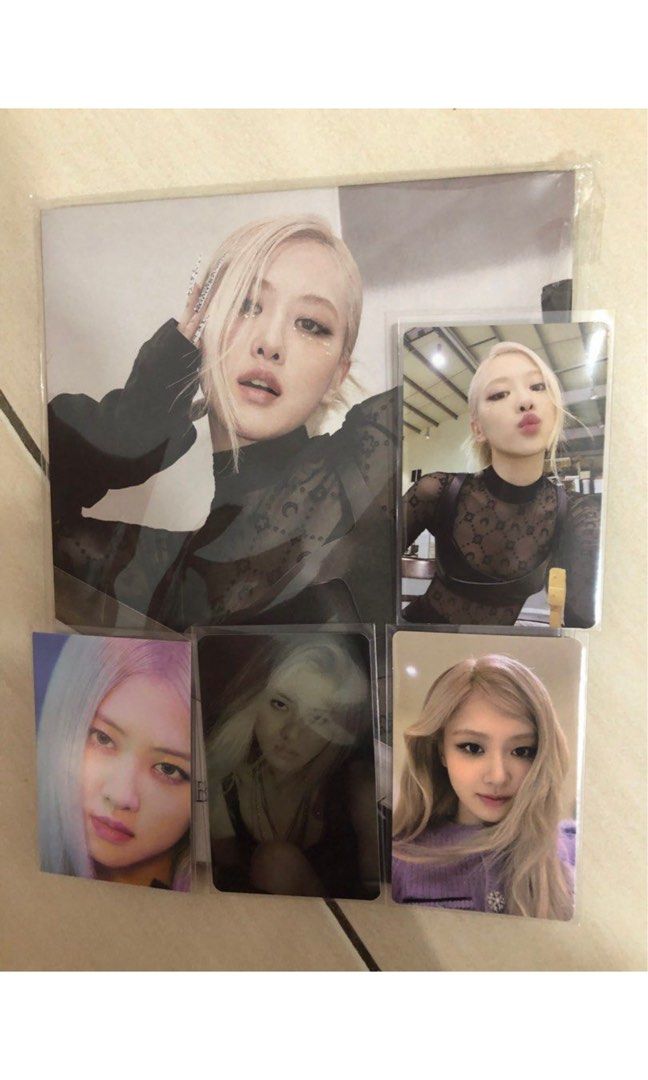 BLACKPINK ROSE PHOTOCARD AND ALBUM, Hobbies & Toys, Collectibles ...