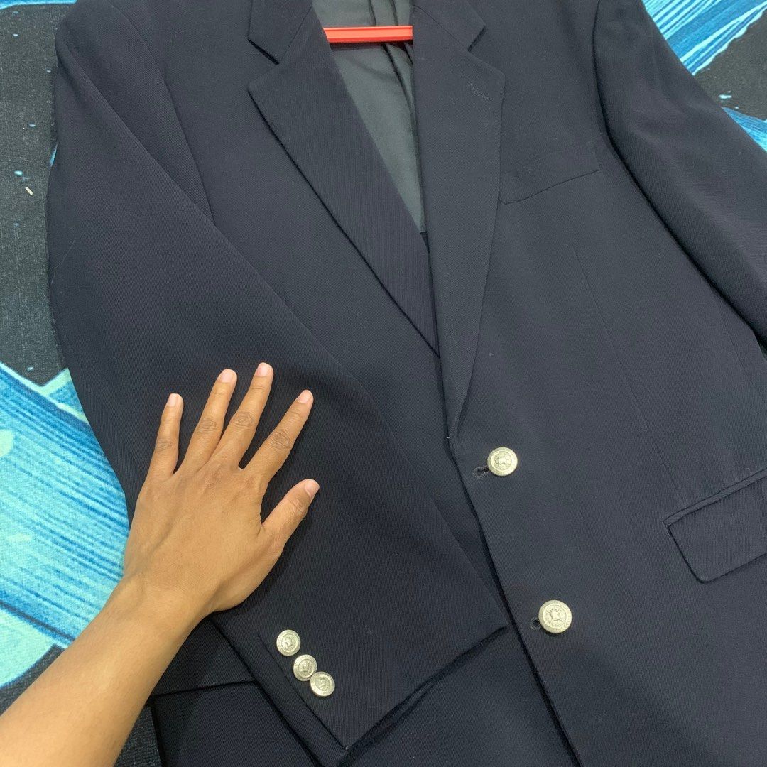 Blazzer Dark Blue, Men's Fashion, Coats, Jackets and Outerwear on Carousell