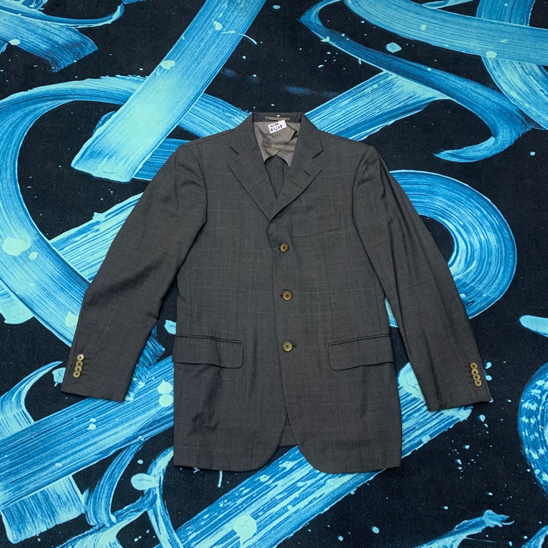 Blazzer dark grey, Men's Fashion, Coats, Jackets and Outerwear on Carousell